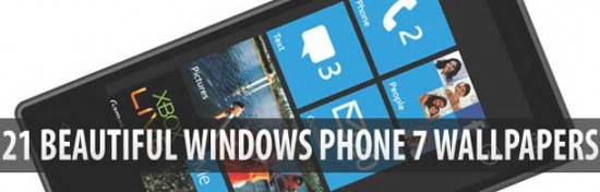21 Beautiful Window Phone 7 wallpapers